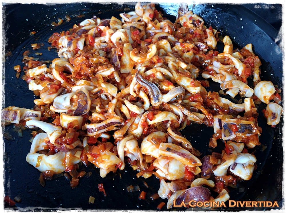 Fideos con calamares – La Cocina Divertida